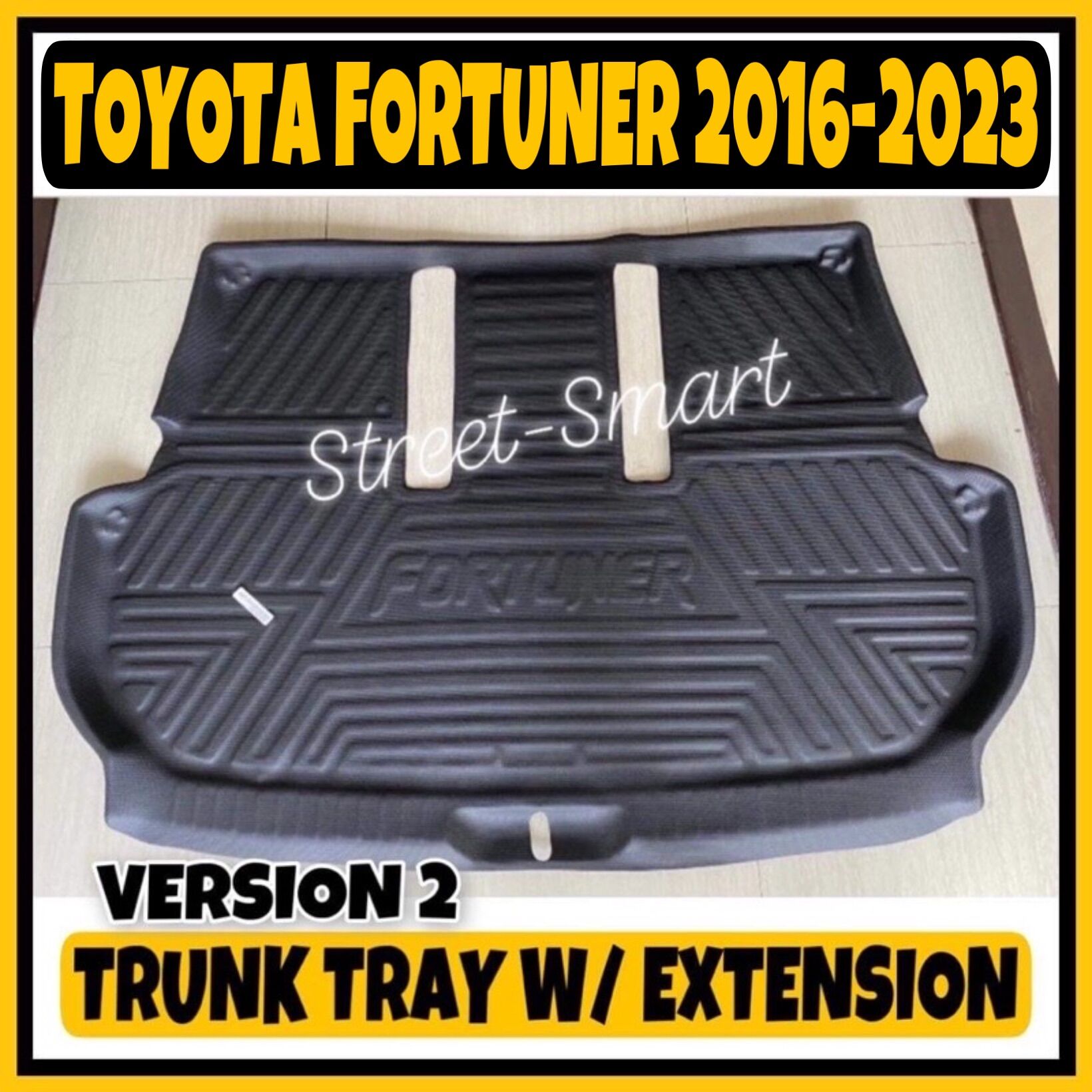 TOYOTA FORTUNER 2016-2023 VERSION 2 TRUNK TRAY W/ EXTENSION | Lazada PH