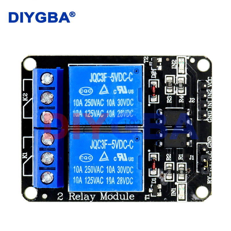 5V 2 Channel Relay Module Low Level Triggered 2-Way 2CH Relay Module ... 5V 2 Channel Relay Module Low Level Triggered 2-Way 2CH Relay Module ...