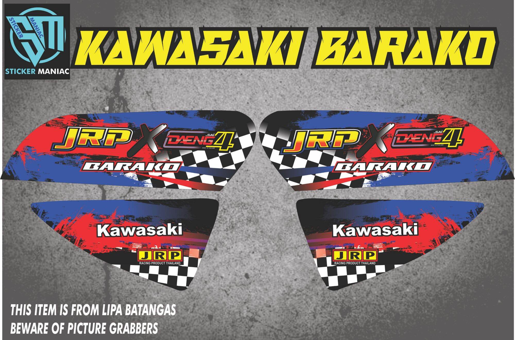 Kawasaki barako decal sticker | Lazada PH