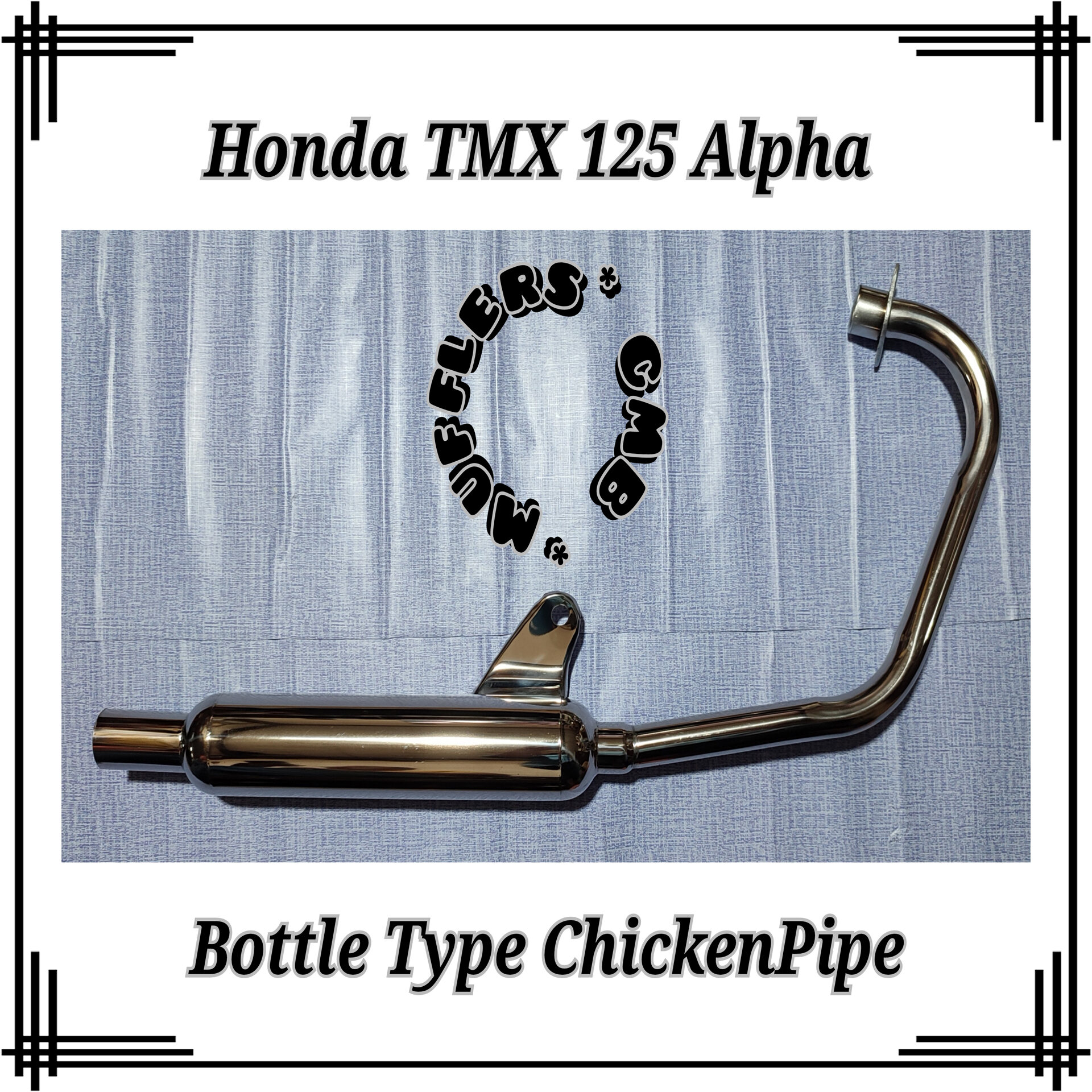 Honda TMX 125 Alpha - ChickenPipe - Bottle Type - Stainless - Muffler ...