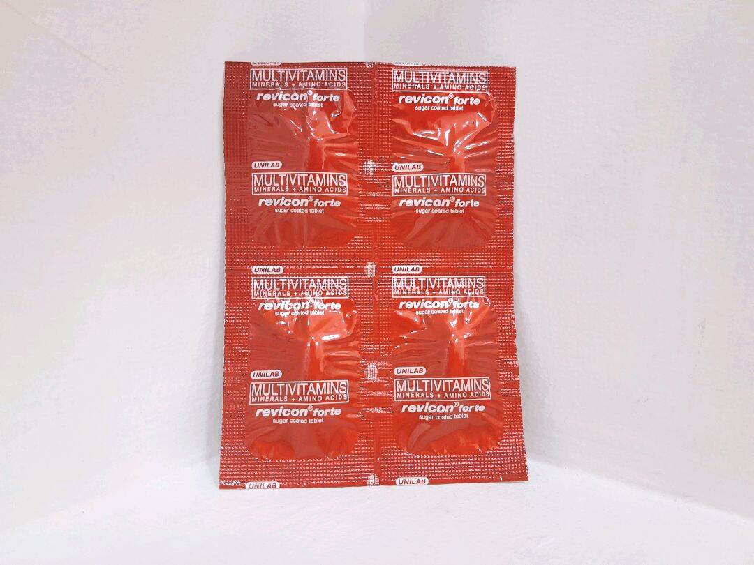 Multivitamins Minerals+Amino acids (Revicon forte foil tab)20s | Lazada PH
