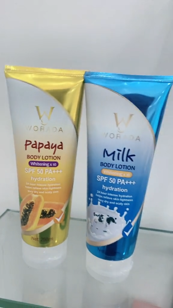 【FDA approved】WORADA sunscreen whitening body lotion SPF50+++ whitens ...