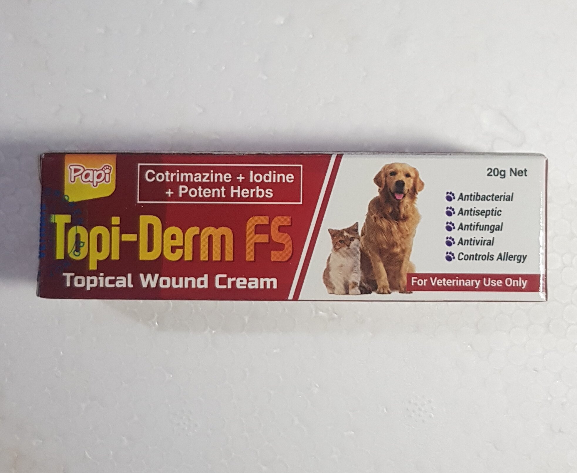 Papi TopiDerm (Topi-Derm FS) Topical Wound Cream 20g | Lazada PH