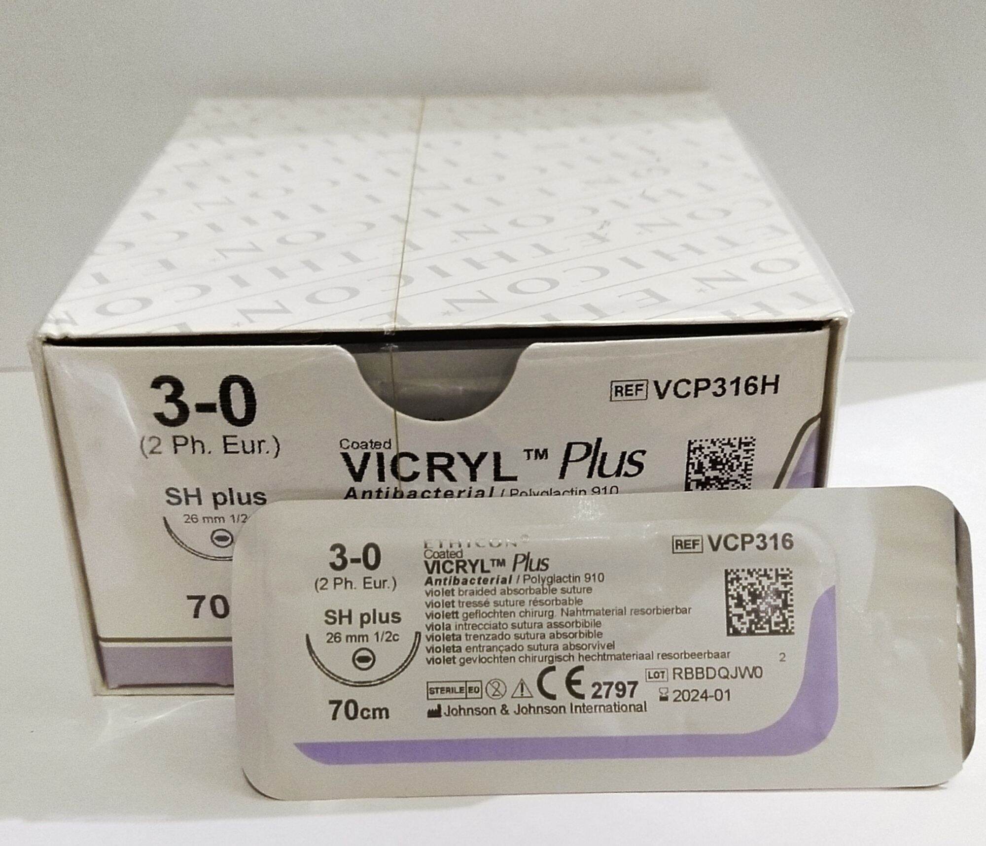 VICRYL SUTURES 3-0 ROUND 1 PC. | Lazada PH