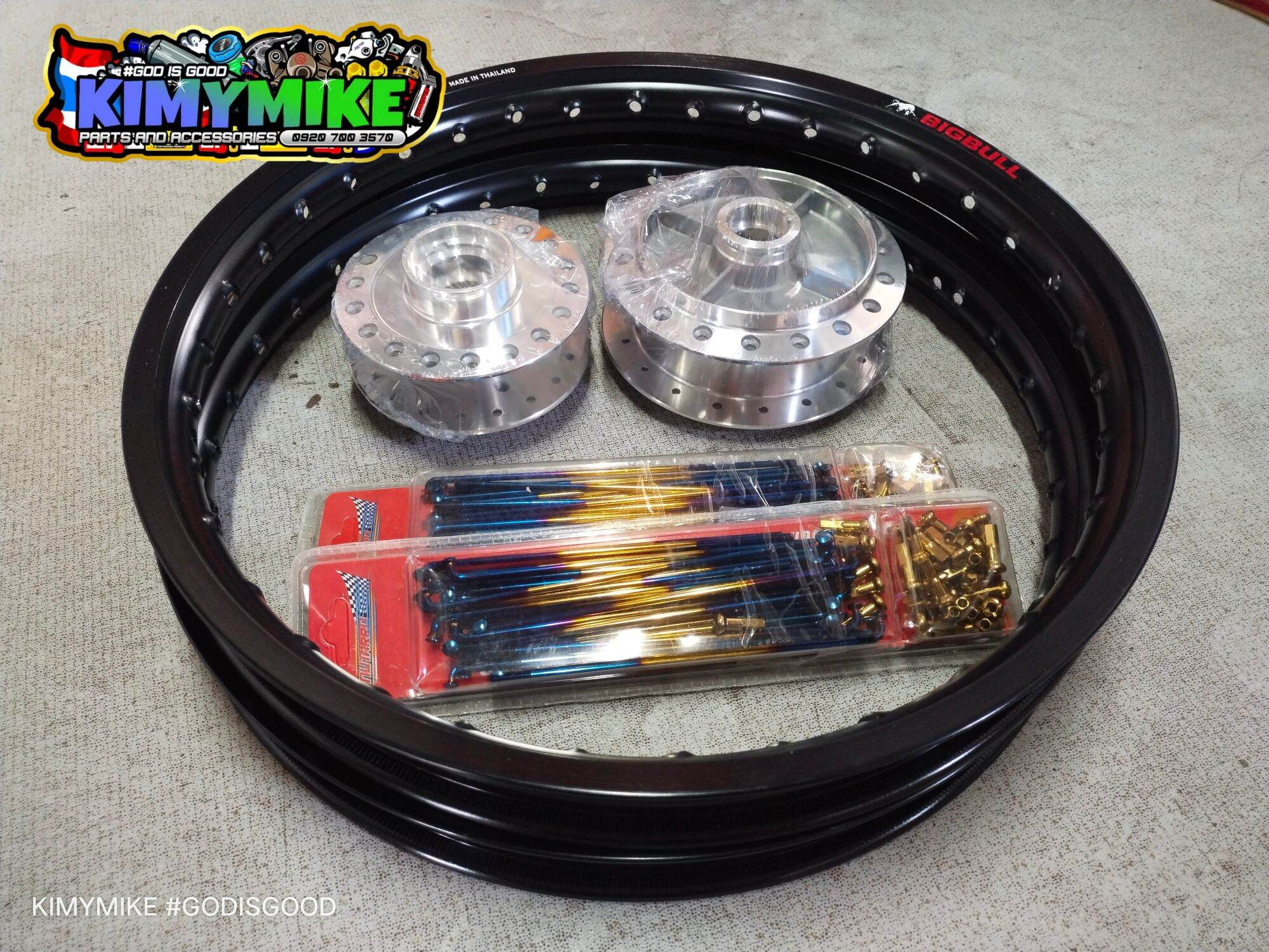 black rim set for wave 125/100 -XRM 110/125 - HONDA RS CARB AND FI ...