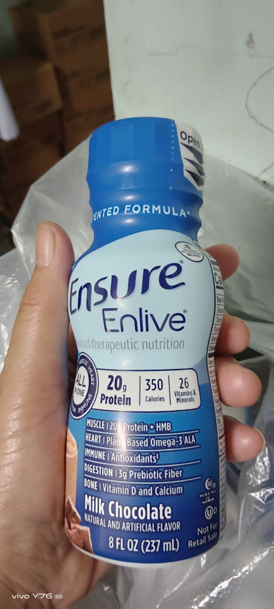Ensure Enlive Therapeutic nutrition milk shake chocolate 237ml | Lazada PH