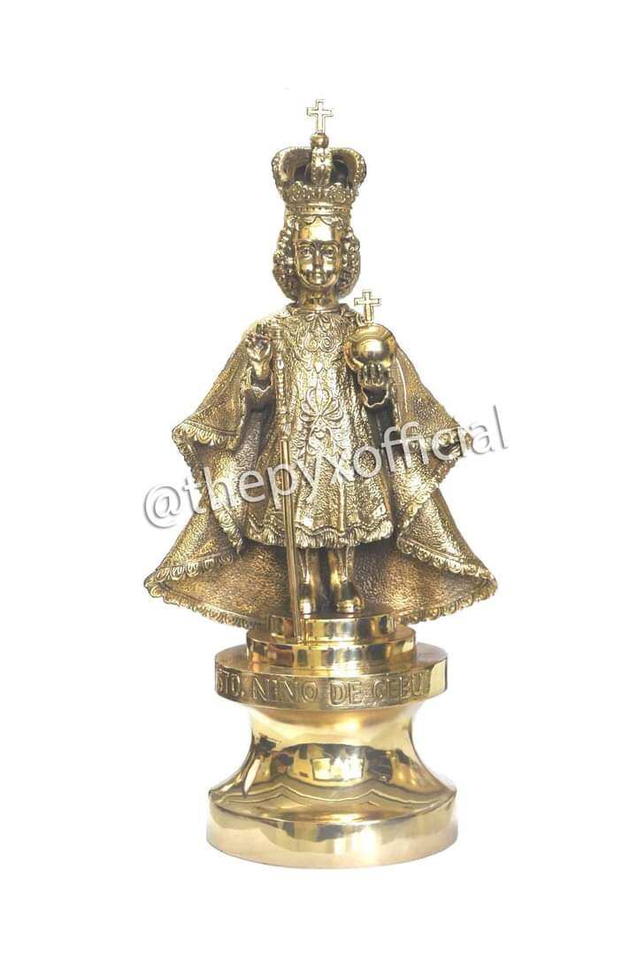 Sto. Nino de Cebu 15 inches Brass Bronze | Lazada PH