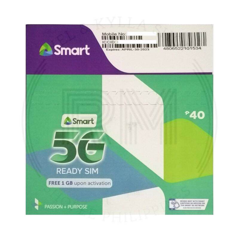 SMART 5G SIM w/ Load+ 21GB free data/Smart sim card/sim card smart/sim ...