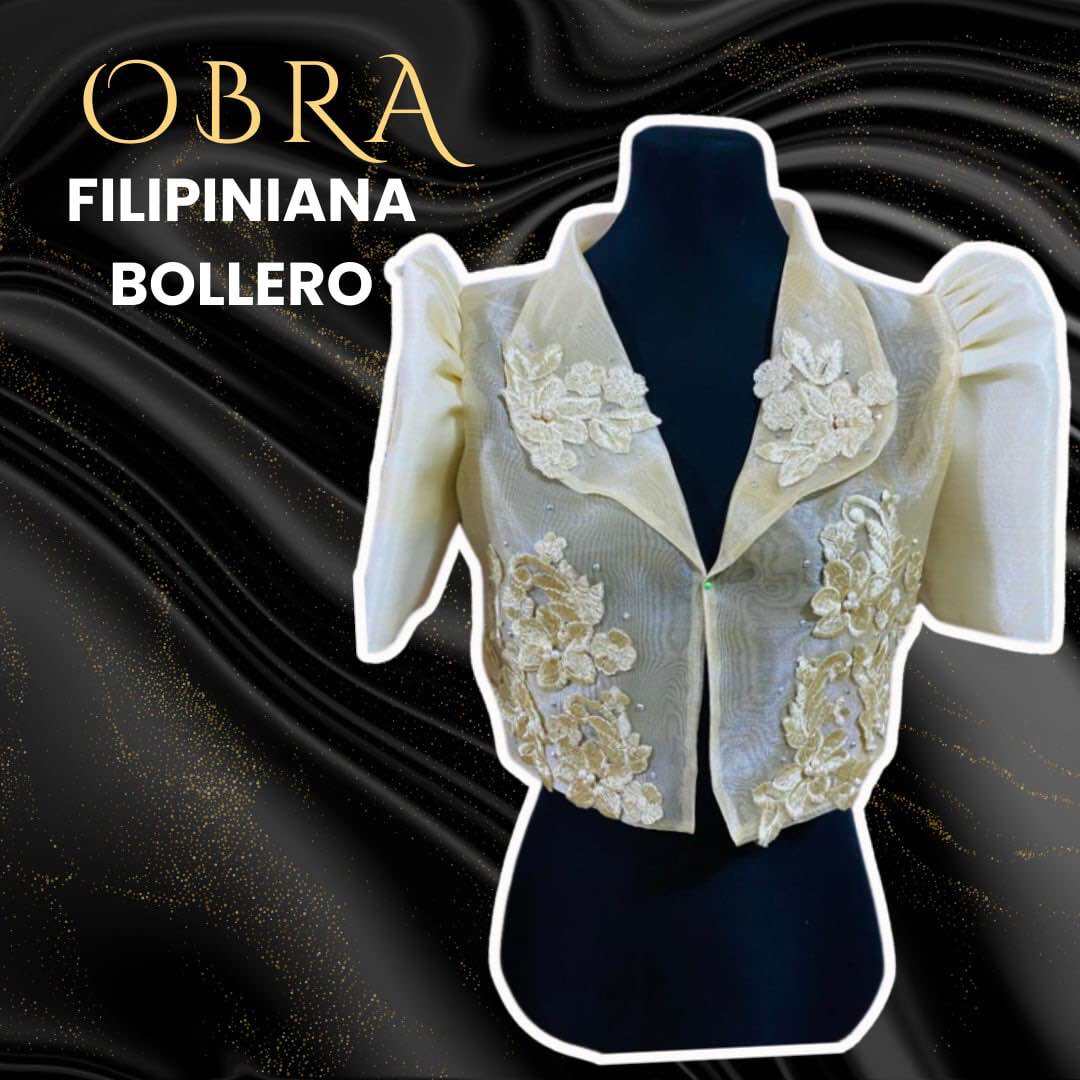modern Filipiniana Bolero w/patching disign | Lazada PH