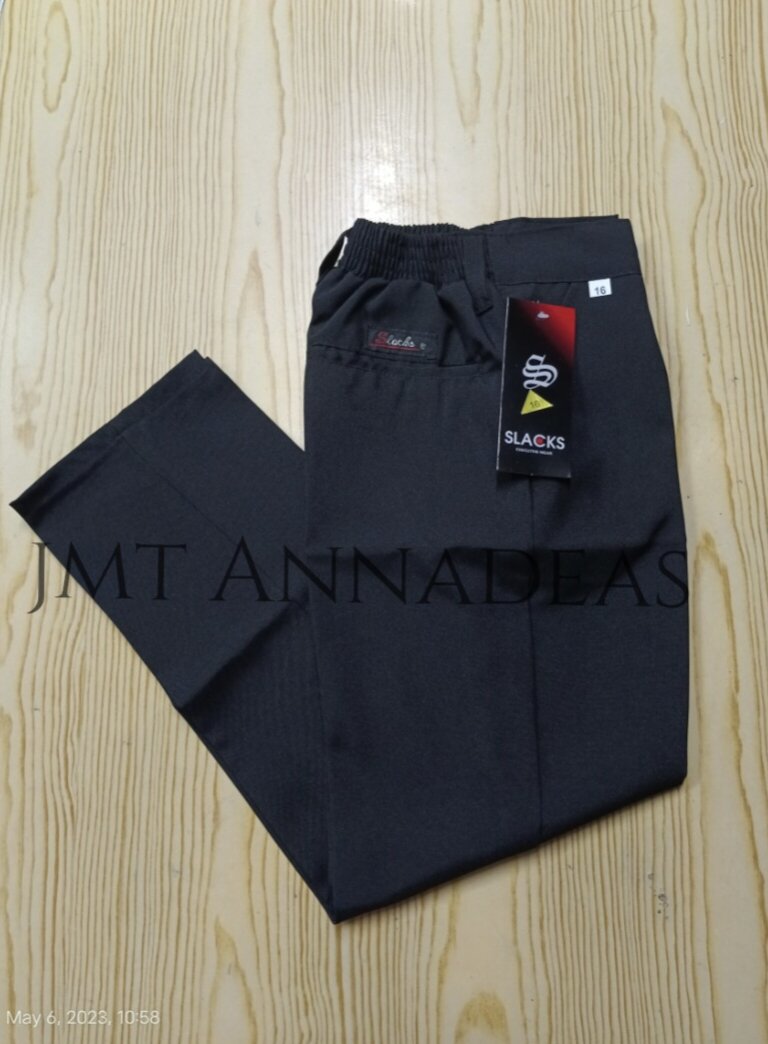 Black Pants Garterize Wool Fabric | Lazada PH