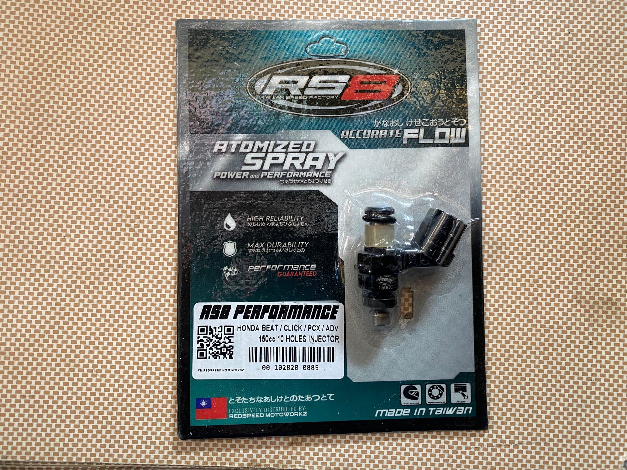 RS8 FUEL INJECTOR 150cc NMAX V2 / AEROX / M3 10 holes | Lazada PH