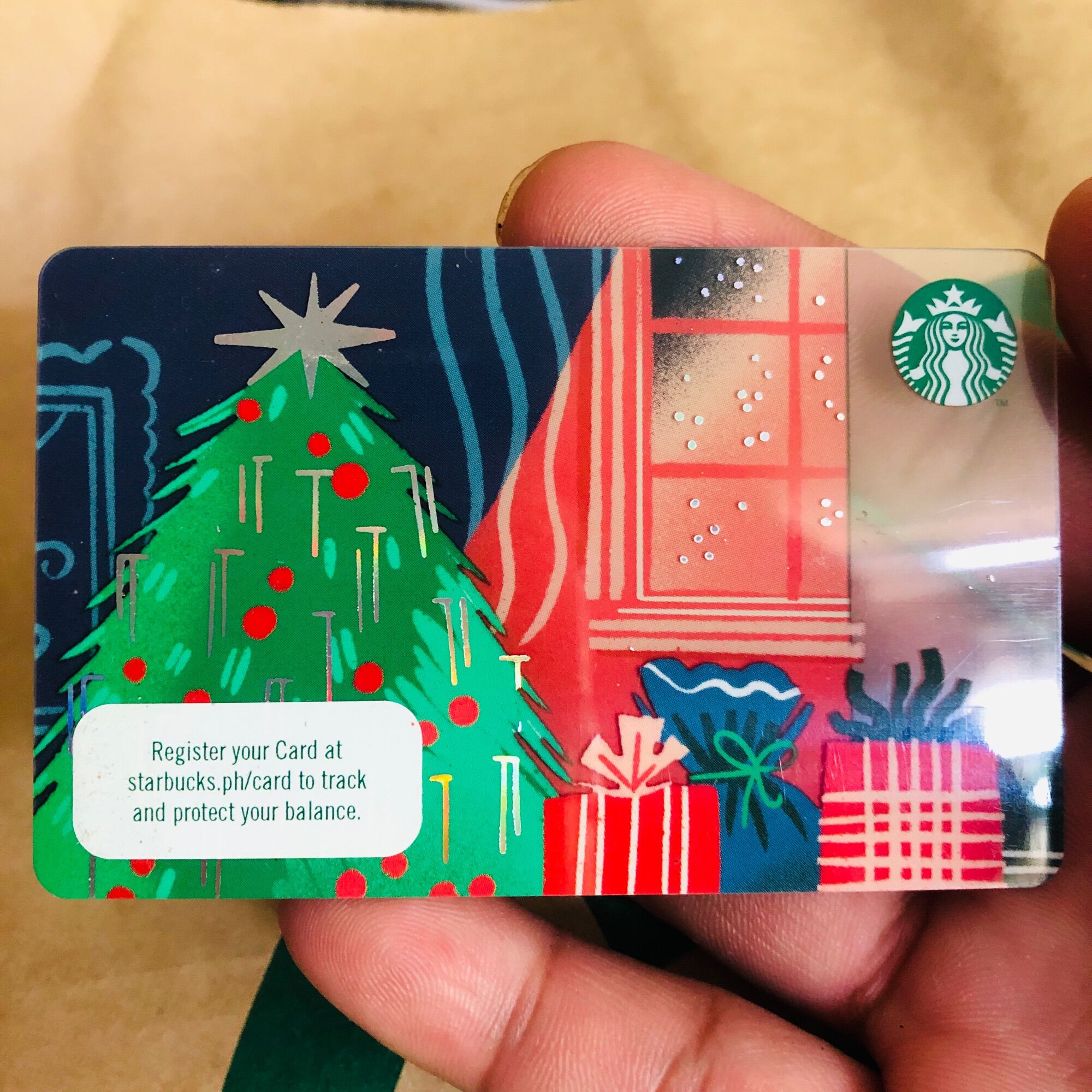 Starbucks Ph Plastic Xmas Tree Card | Lazada PH