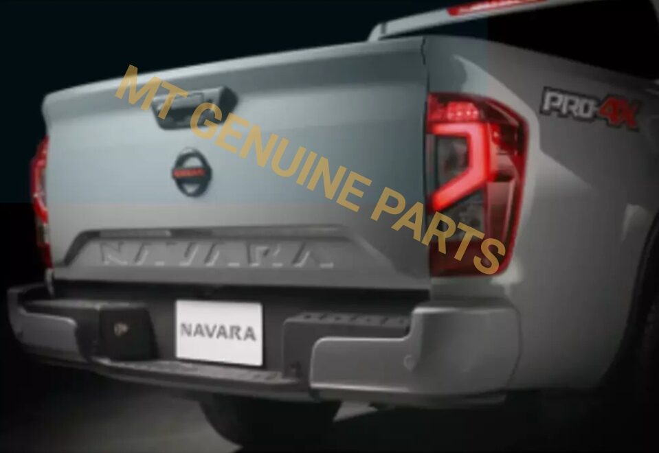 Genuine Nissan Navara D23 NP300 PRO4X REAR TAILGATE EMBLEM BLACK ...