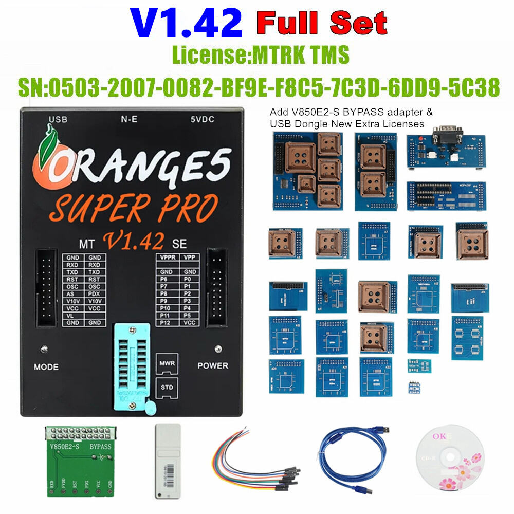Orange5 V1.42 ECU Programmer Adds More Ecu Mcu List Program for Toyota/Suzuki/Hyundai Device ...