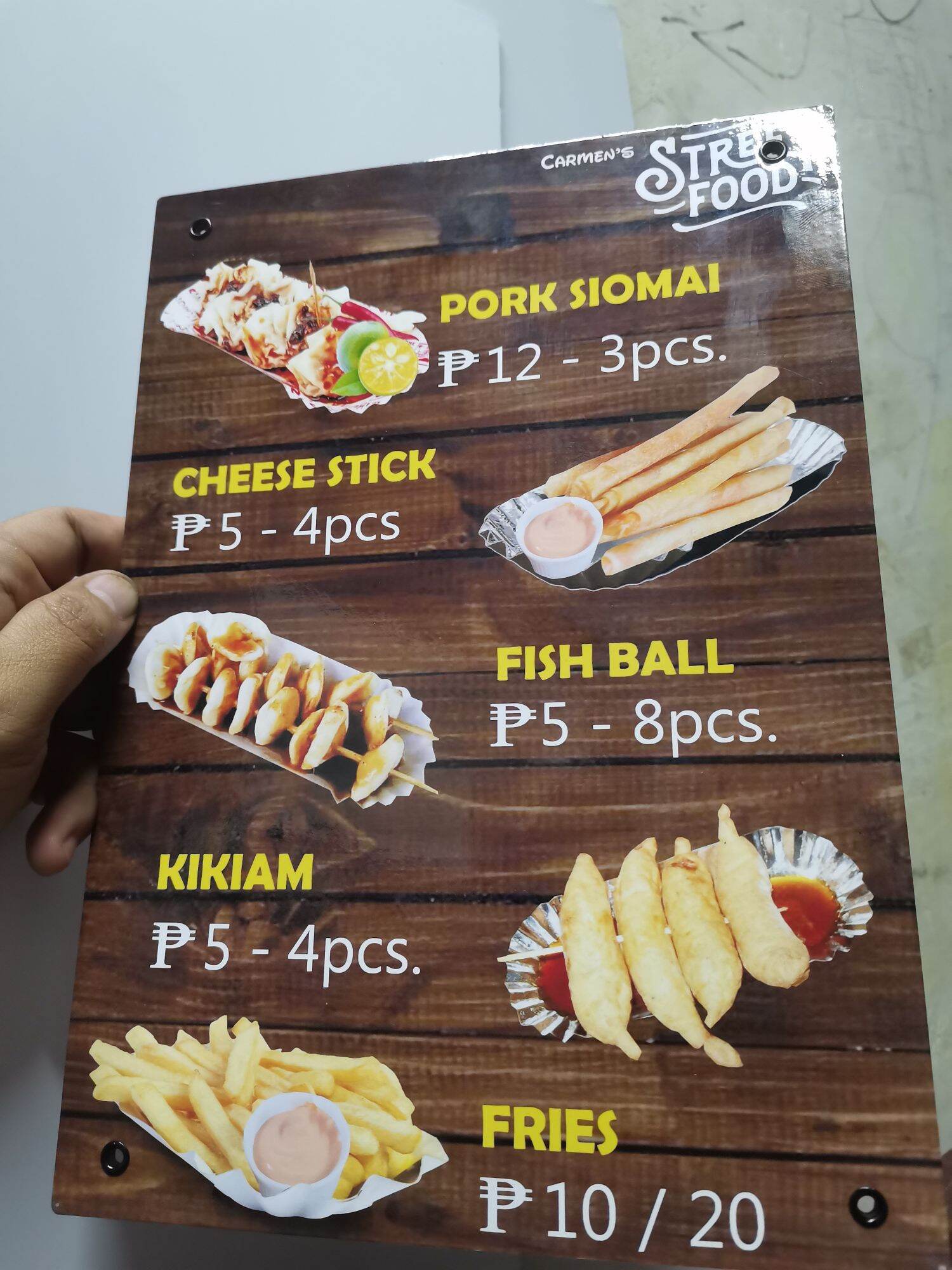 MENUBOARD CUSTOM A4 SIZE | Lazada PH