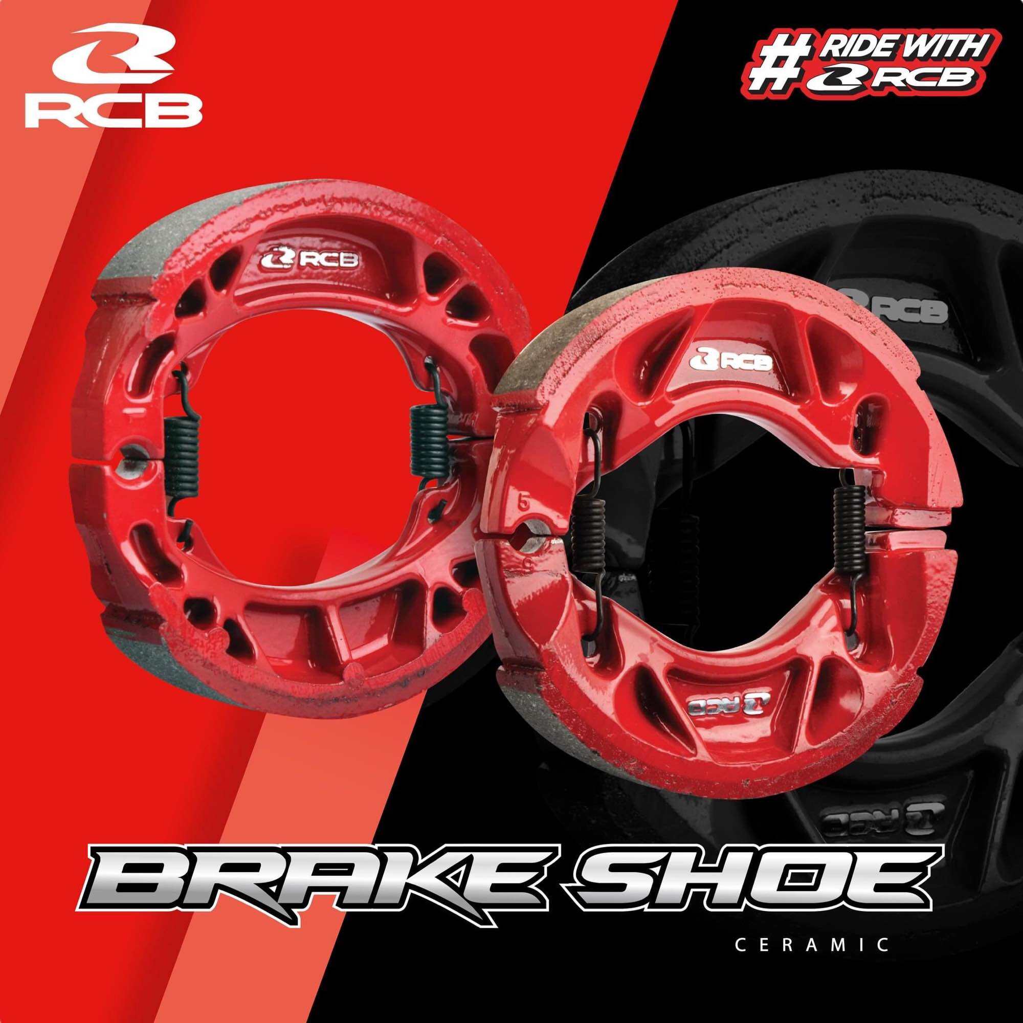 Racing Boy RCB Ceramic Brake Shoe Mio Sporty/ Mio Amore/ Mio Fino/ Mio ...