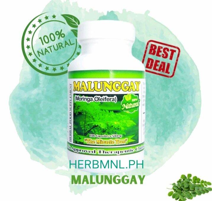 MALUNGGAY CAPSULE 100 PIECES | Lazada PH