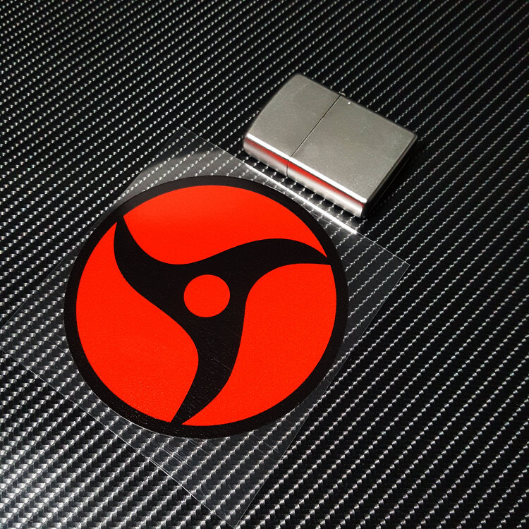 Shadow Ninja Sharingan Car Stickers Three Hook Jade Kaleidoscope Eye ...