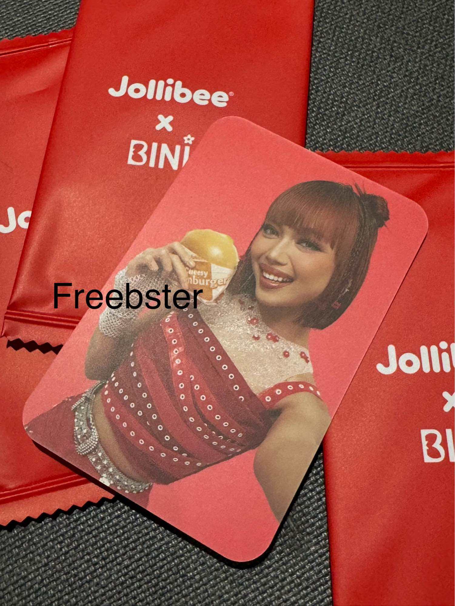 [Original] Jollibee X Bini Photocard (Jollibee Bini Photocard ...