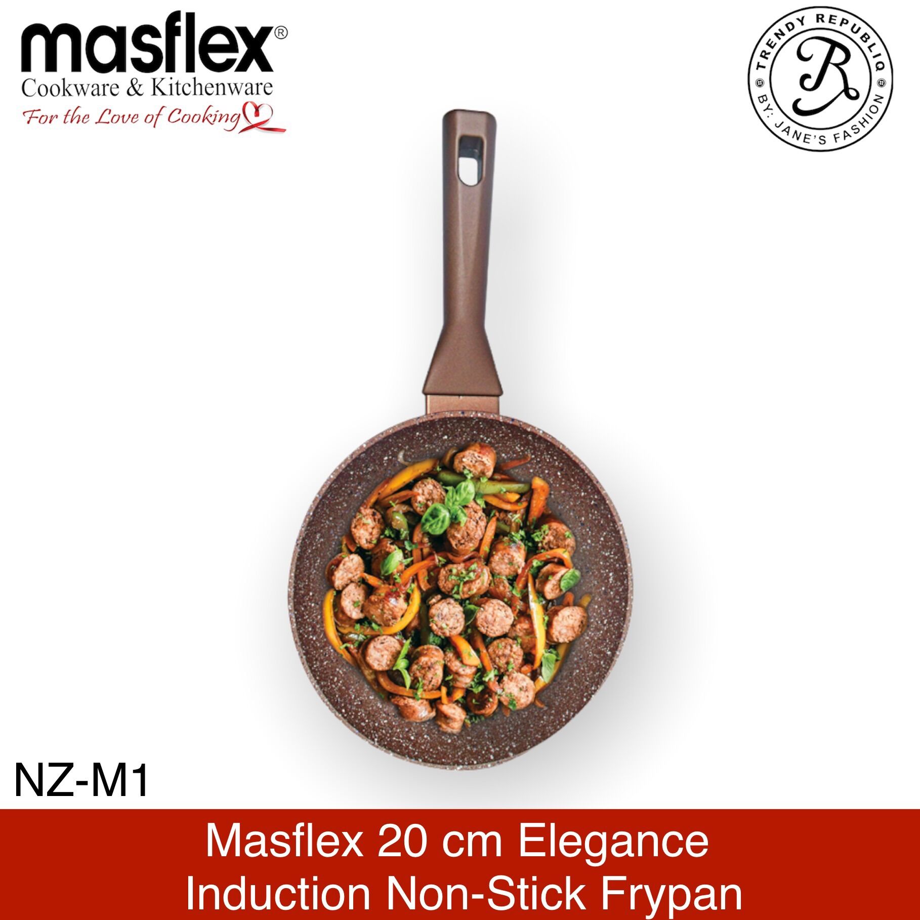 Masflex 20 cm Elegance Induction Non Stick Frying Pan | Lazada PH