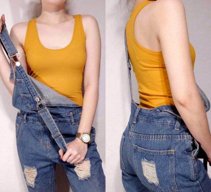 FITTED RACERBACK SANDO & SPAG FOR WOMEN / cotton | Lazada PH