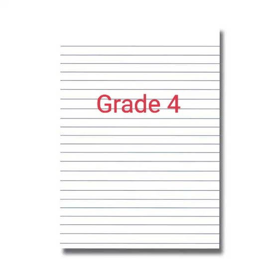 Intermediate pad /Grade pad / Writing paper grade 1/2/3/4 | Lazada PH