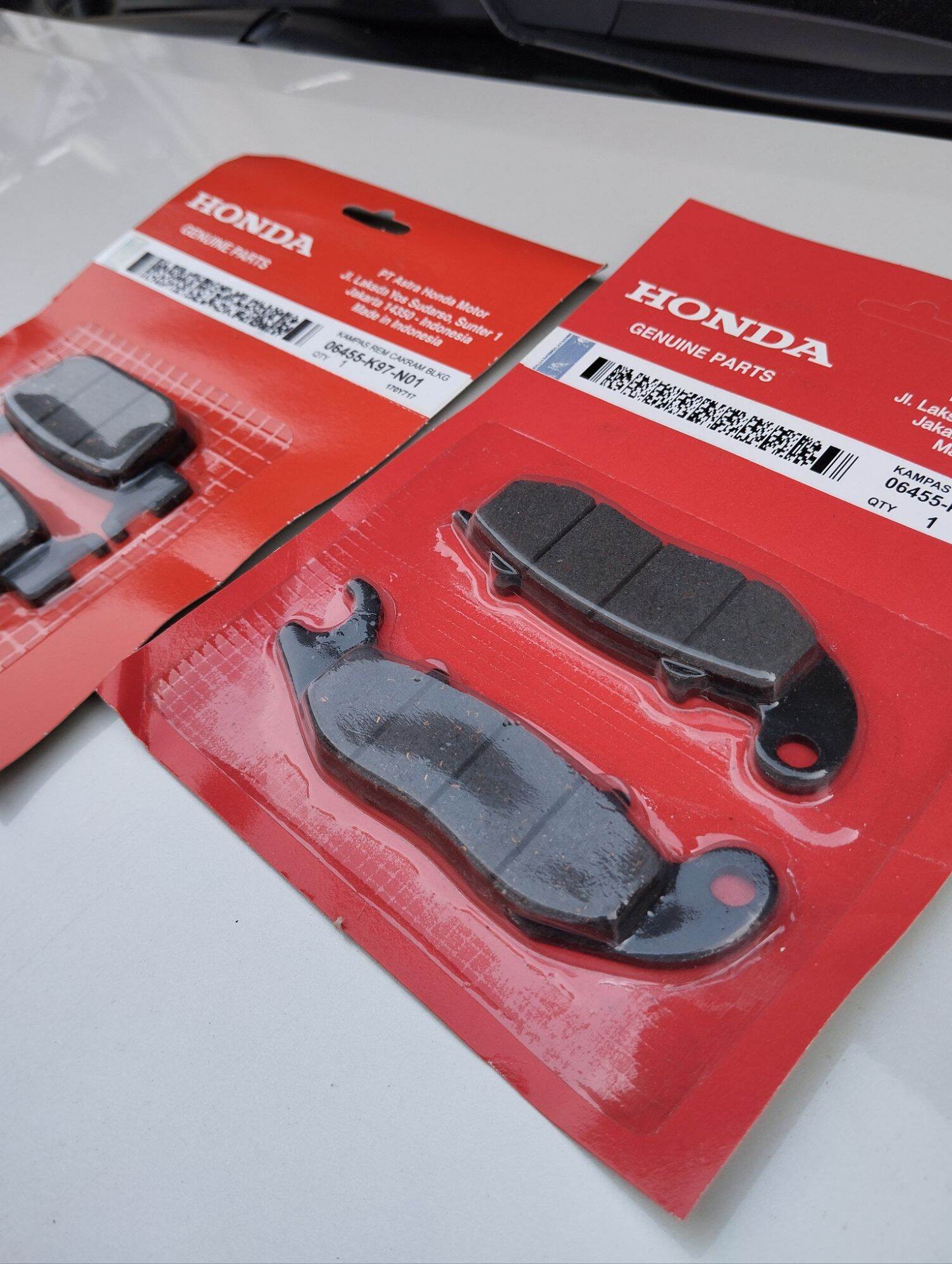 HONDA GENUINE BRAKE PAD SET FOR ADV 150. ADV 160. and PCX 160 Abs ...