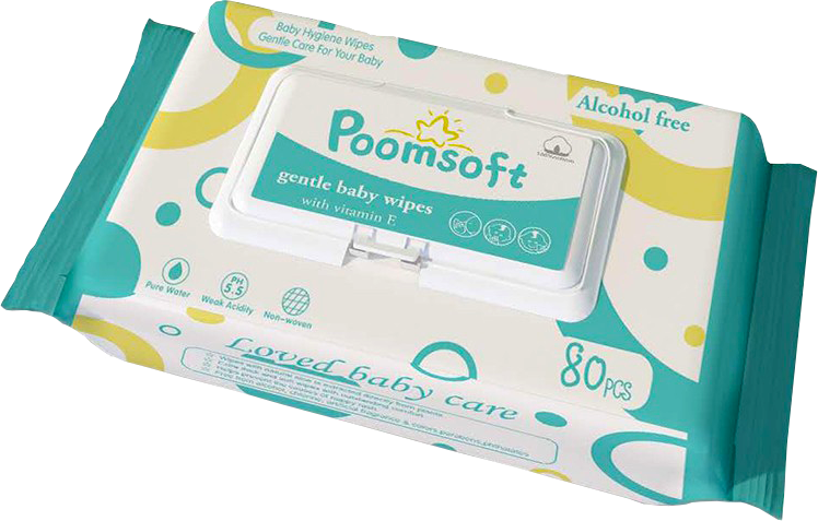 【24Hour ship out】POOMSOFT Unscented Baby Wipes 80's per Pack Wipes for ...