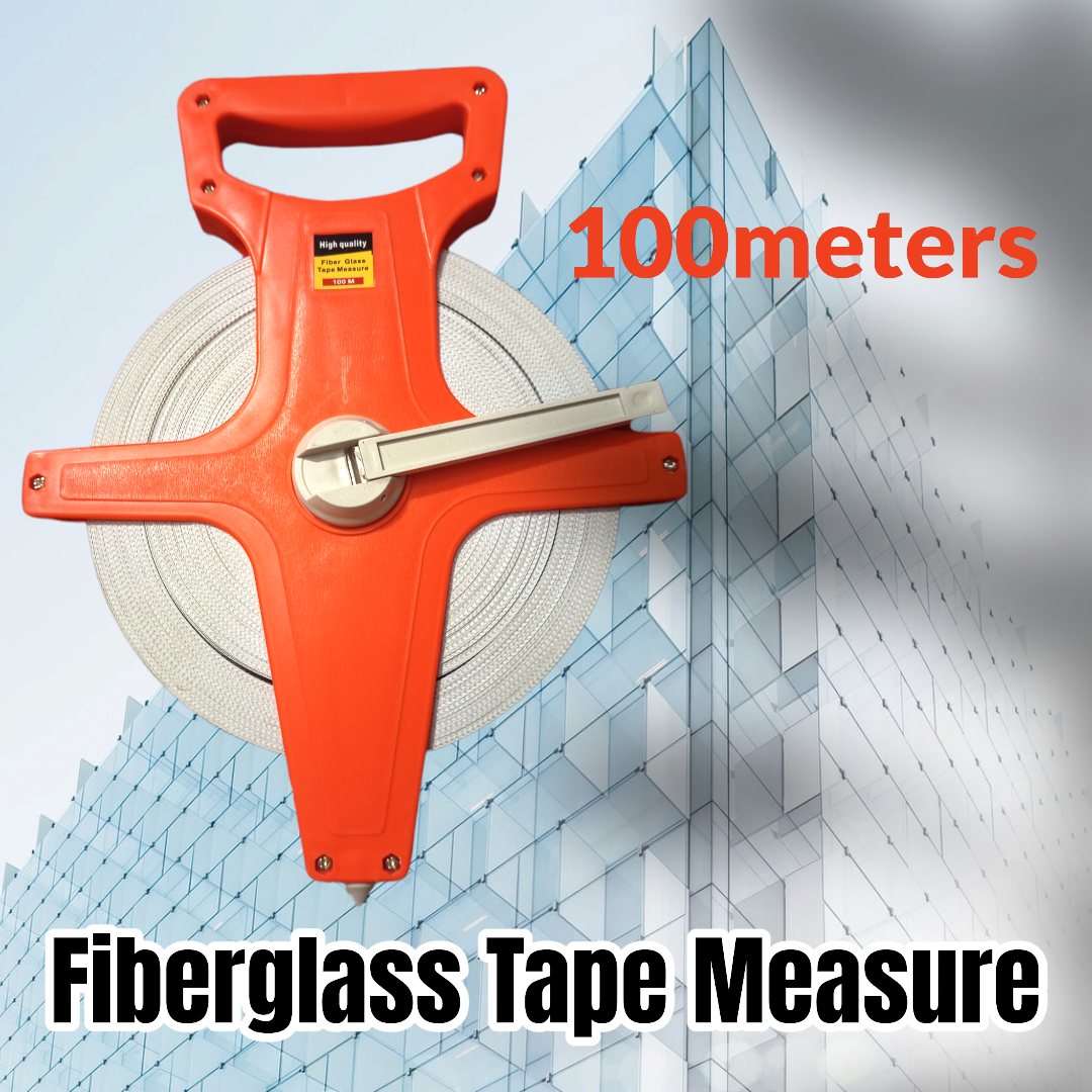 100 Meters FIBERGLASS TAPE MEASURE HEAVY DUTY with Metric & Imperial ...