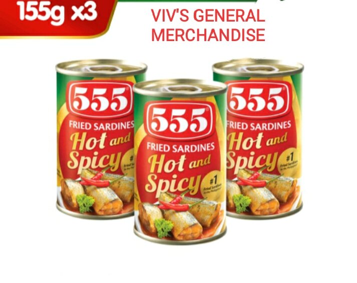 555 Fried Sardines Hot and Spicy ( 155g x 3s ) | Lazada PH