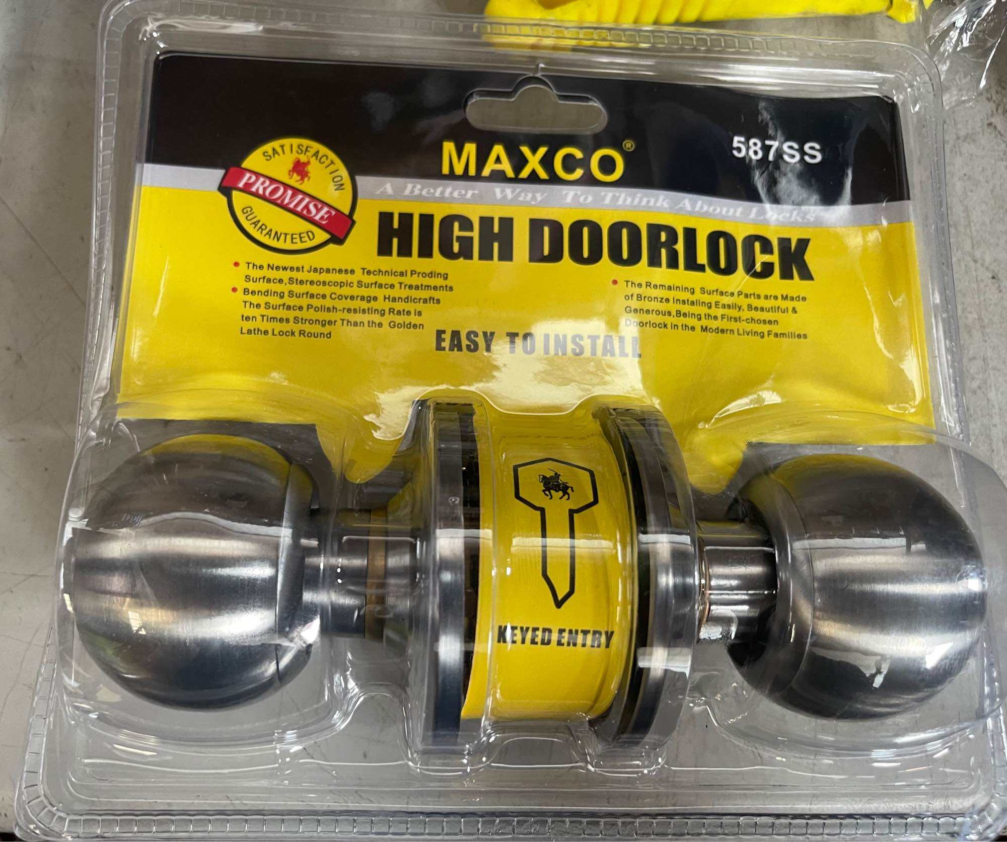 587s/s stainless door knob lock PVC door | Lazada PH