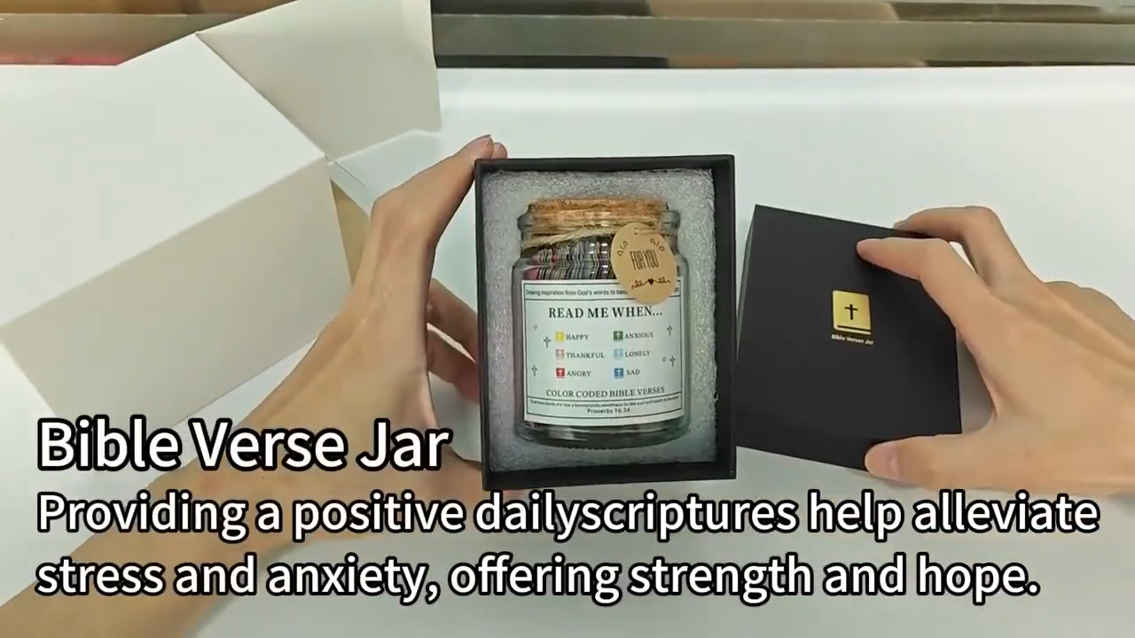 Gift box set-Prayer Jar-Healthy Color Gifts: Bible Scripture Jars ...