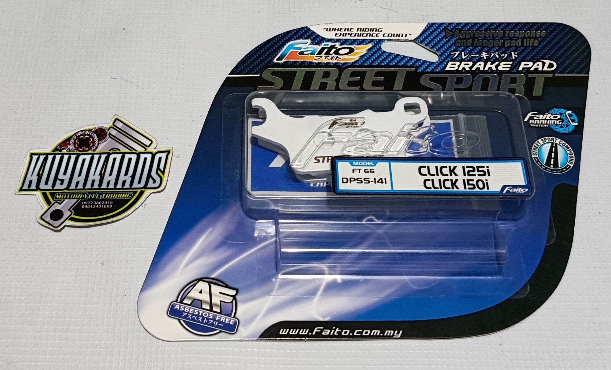 FAITO BRAKE PAD CLICK 125I/CLICK 150I V2 | Lazada PH