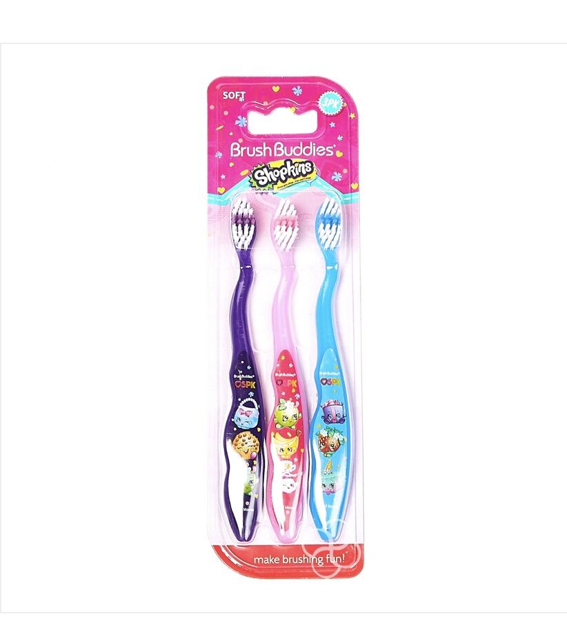 BRUSH BUDDIES TOOTHBRUSH FOR KIDS, Thomas & Friends/Shopkins/Penguin ...