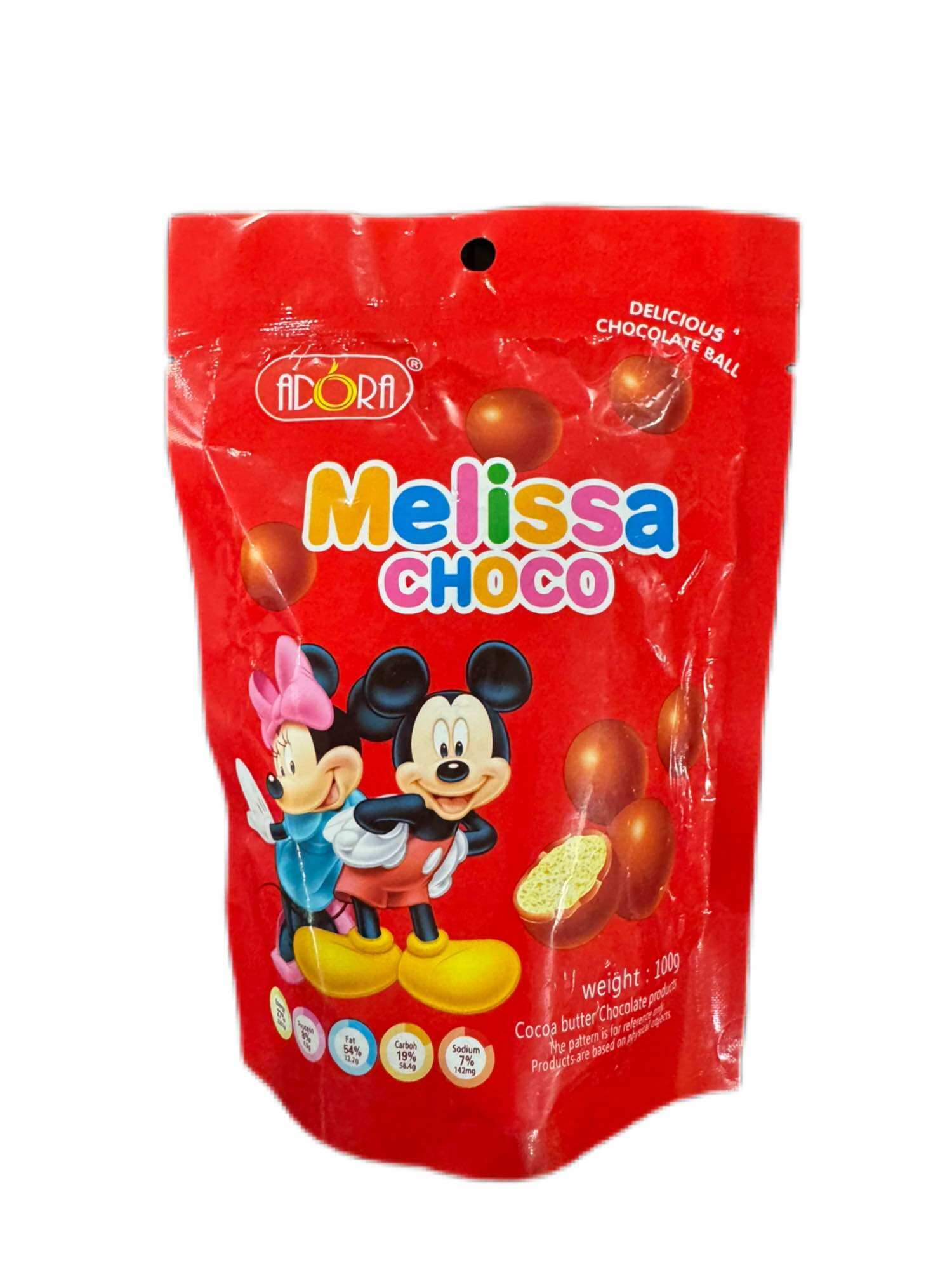 Adora Melissa Chocolate Pouch 100g | Lazada PH