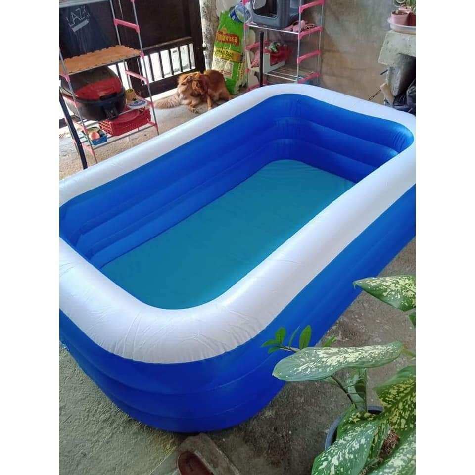NEW INFLATABLE SWIMMING POOL 3 LAYER 180CM | Lazada PH