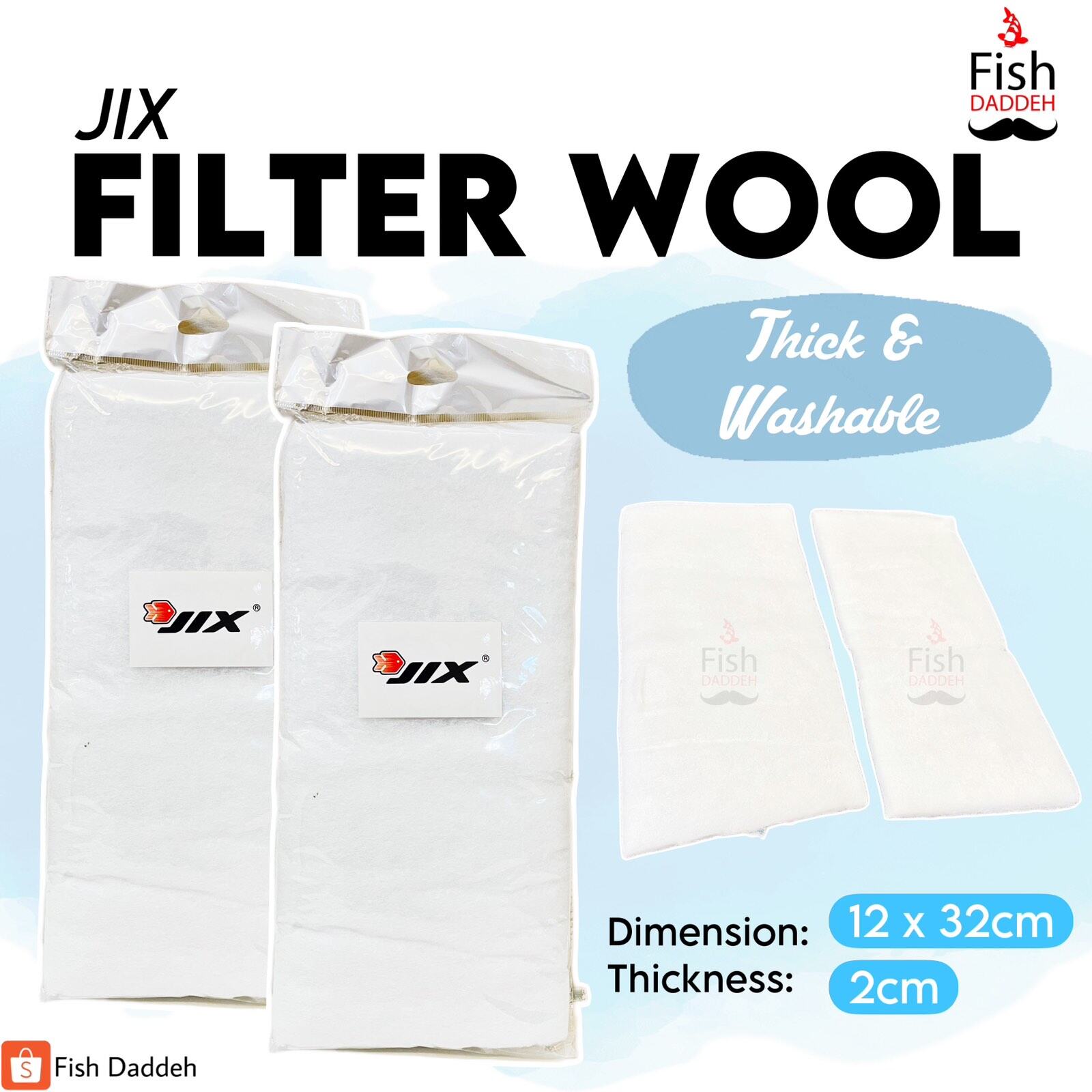 Jix Filter Wool (2pcs, 12cm × 32cm) | Lazada PH