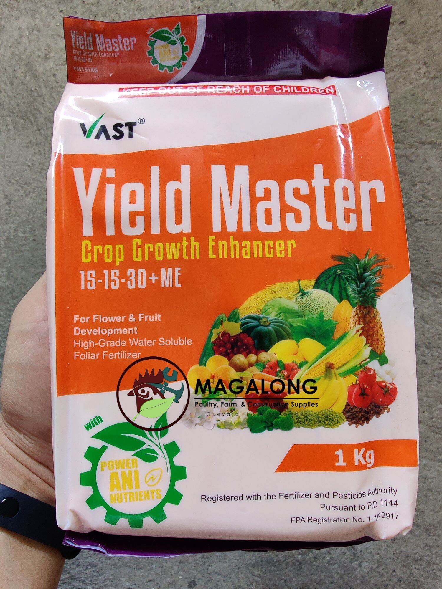 YIELD MASTER 15-15-30 + MICRO ELEMENTS - FOLIAR FERTILIZER - CROP ...