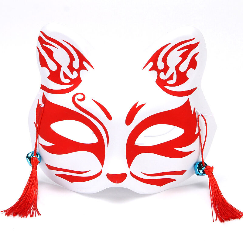 Popular Japanese Style Fox Mask Half Face Full Face Ancient Style ...