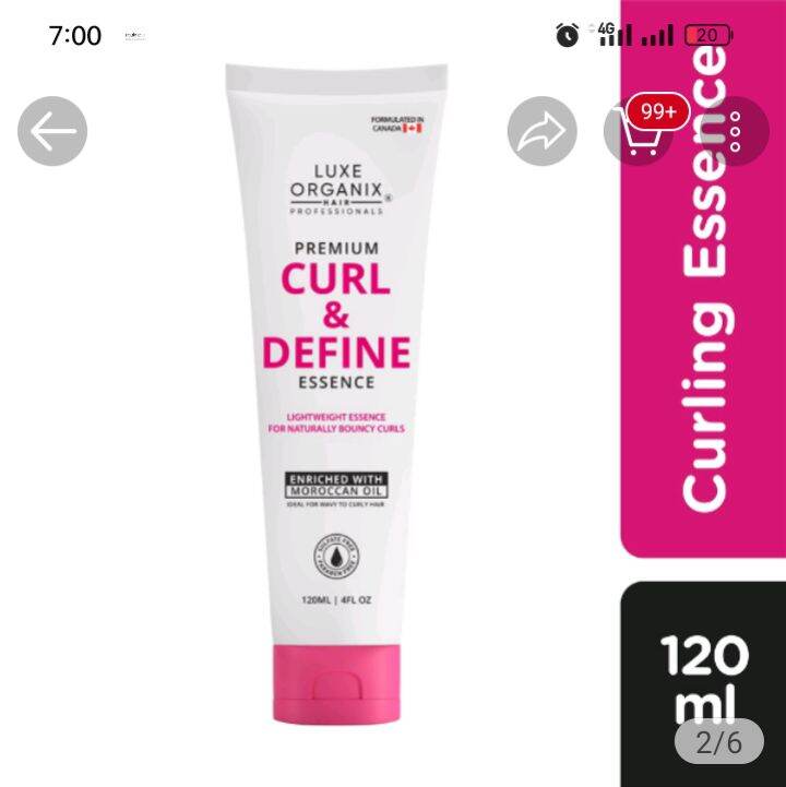Luxe Organix Curl Define Intensive Hydration Daily Shampoo 220ml ...