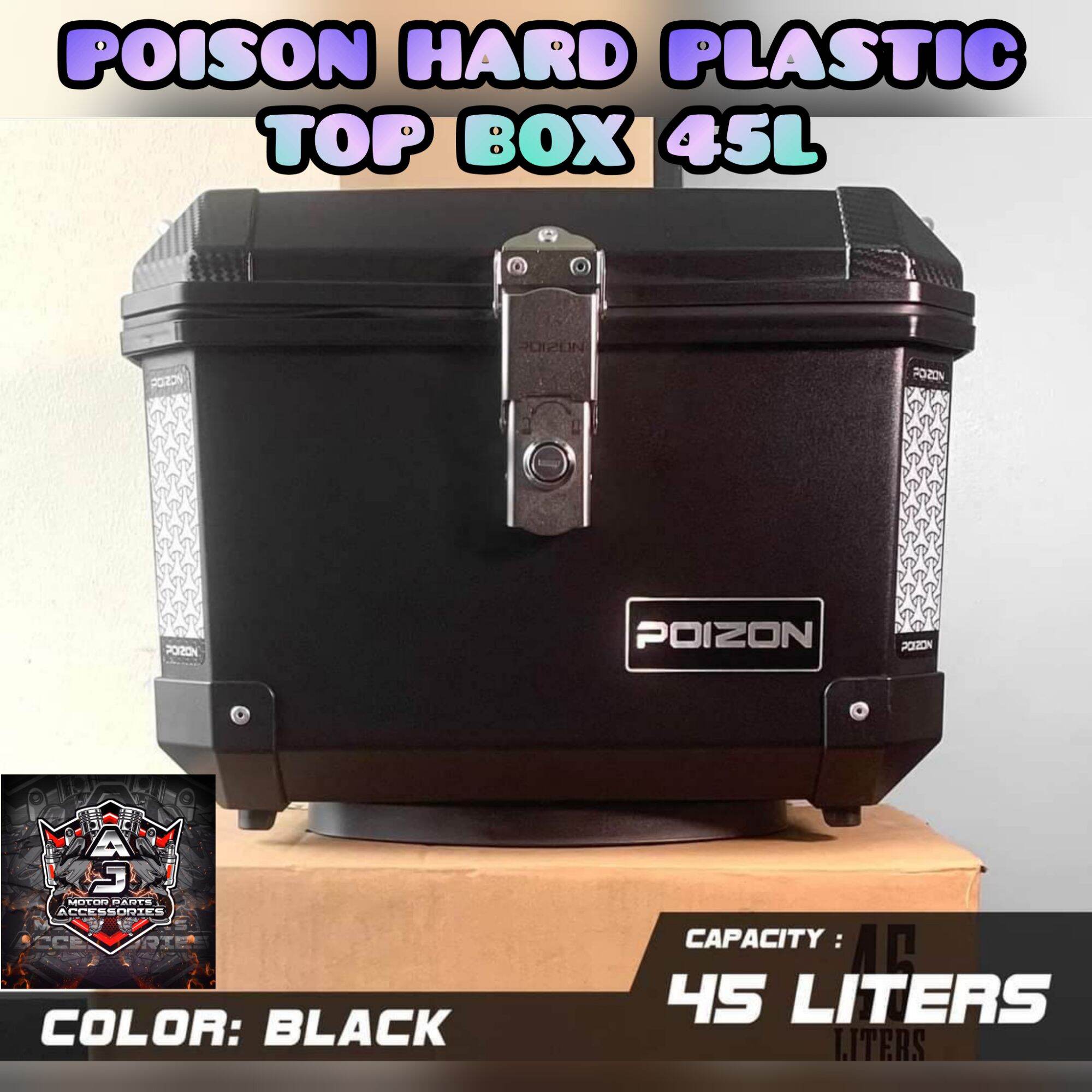 POISON HARD PLASTIC TOP BOX 45L | Lazada PH