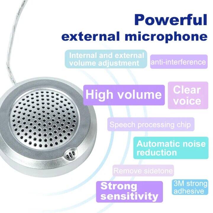 ⚡3W⚡ Window Intercom Speaker Two Way Intercom Microphone Talk Through ...