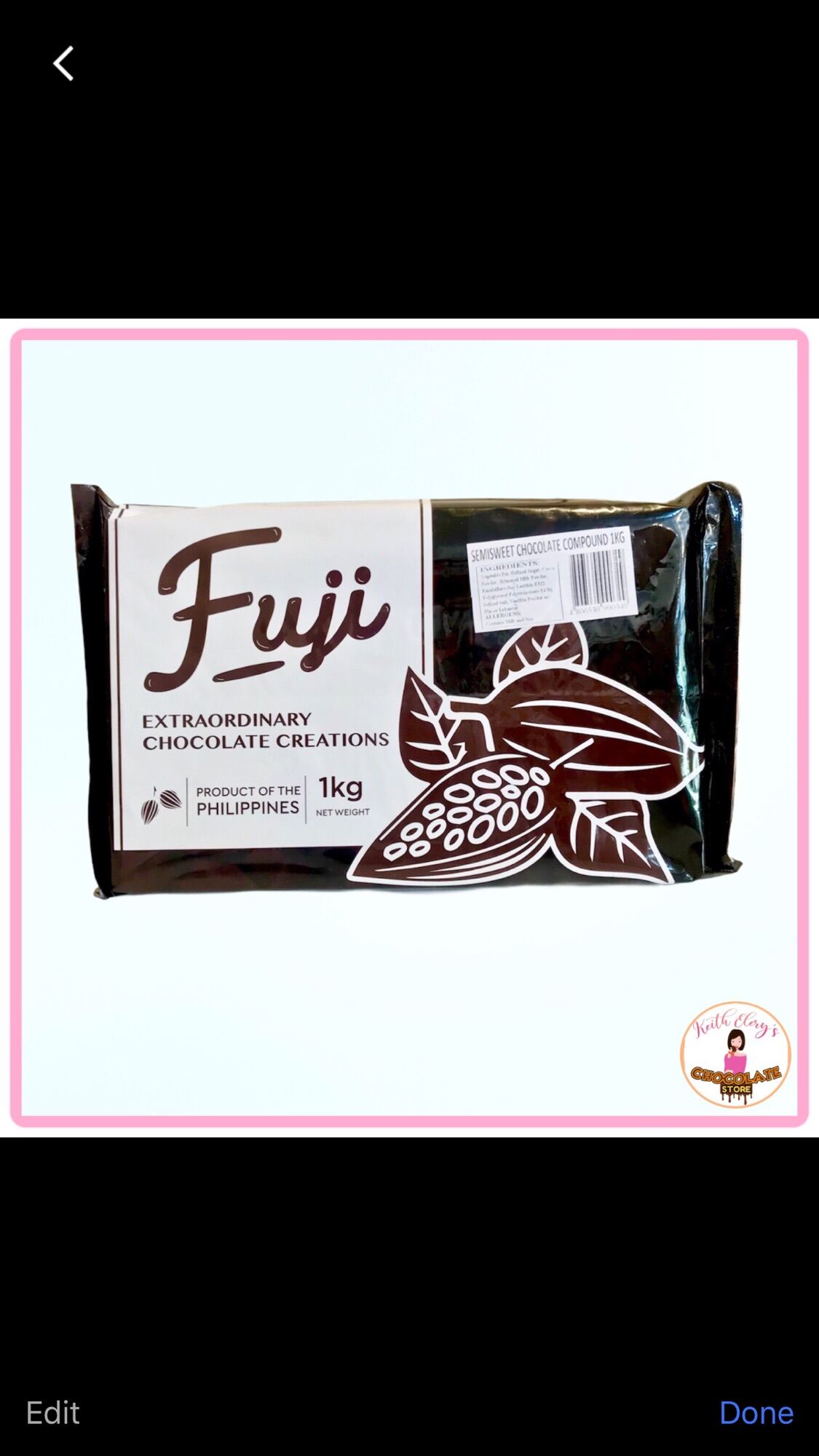 Fuji Chocolate Bar 1kg | Lazada PH