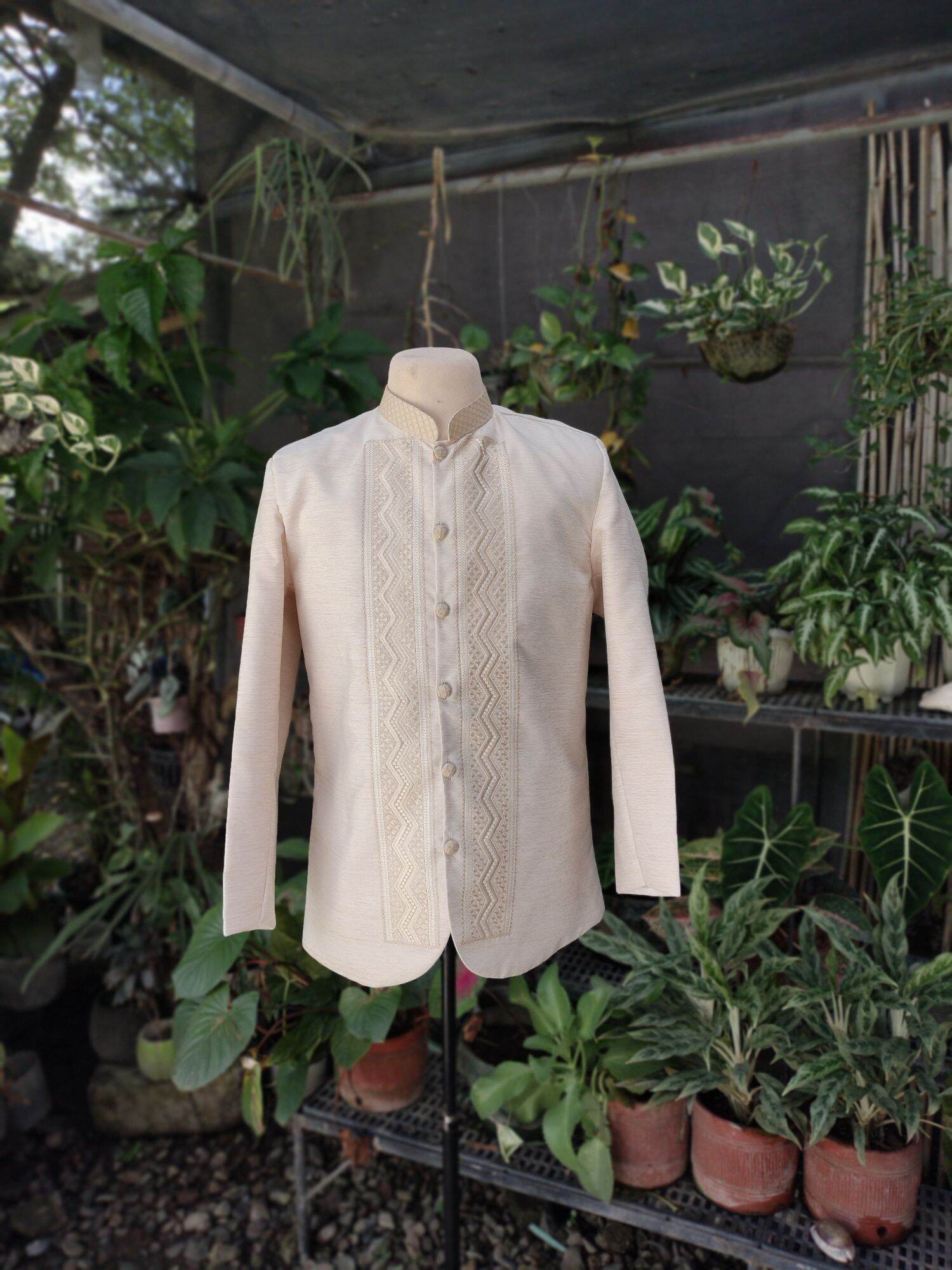 Coat Barong for Men | Piña Jusilin Fabric | Random Burda | Lazada PH