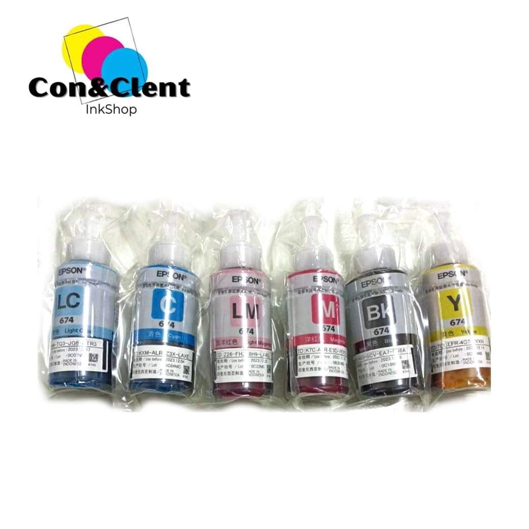 Genuine Original ink 674 set of 6pcs for L805 | Lazada PH