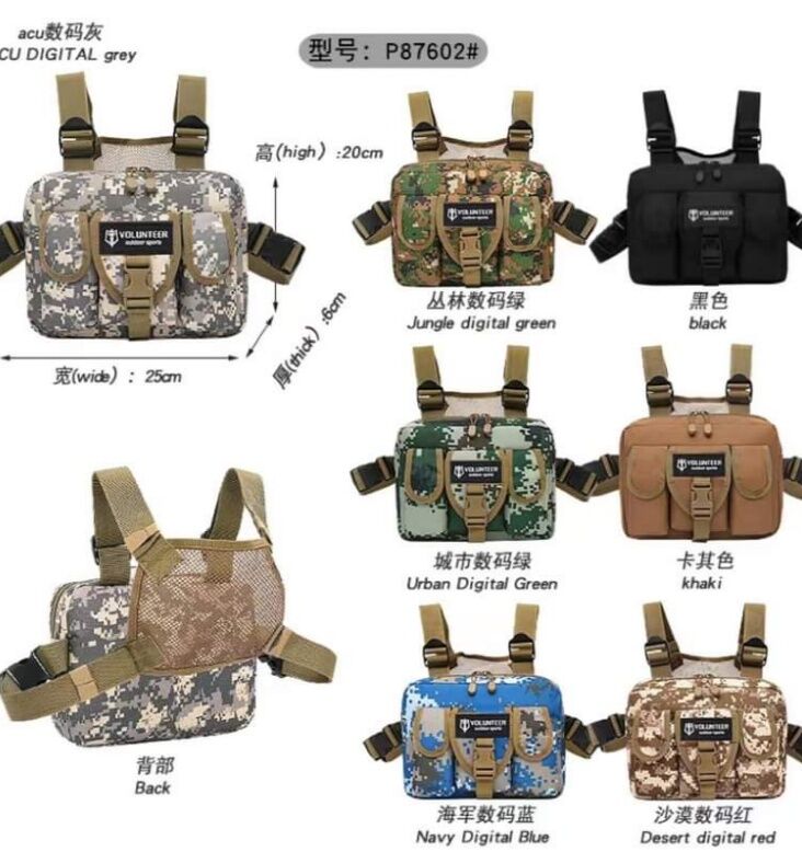 TACTICAL MILITARY FUNCTIONAL CHEST BODY BAG FOR MEN | Lazada PH