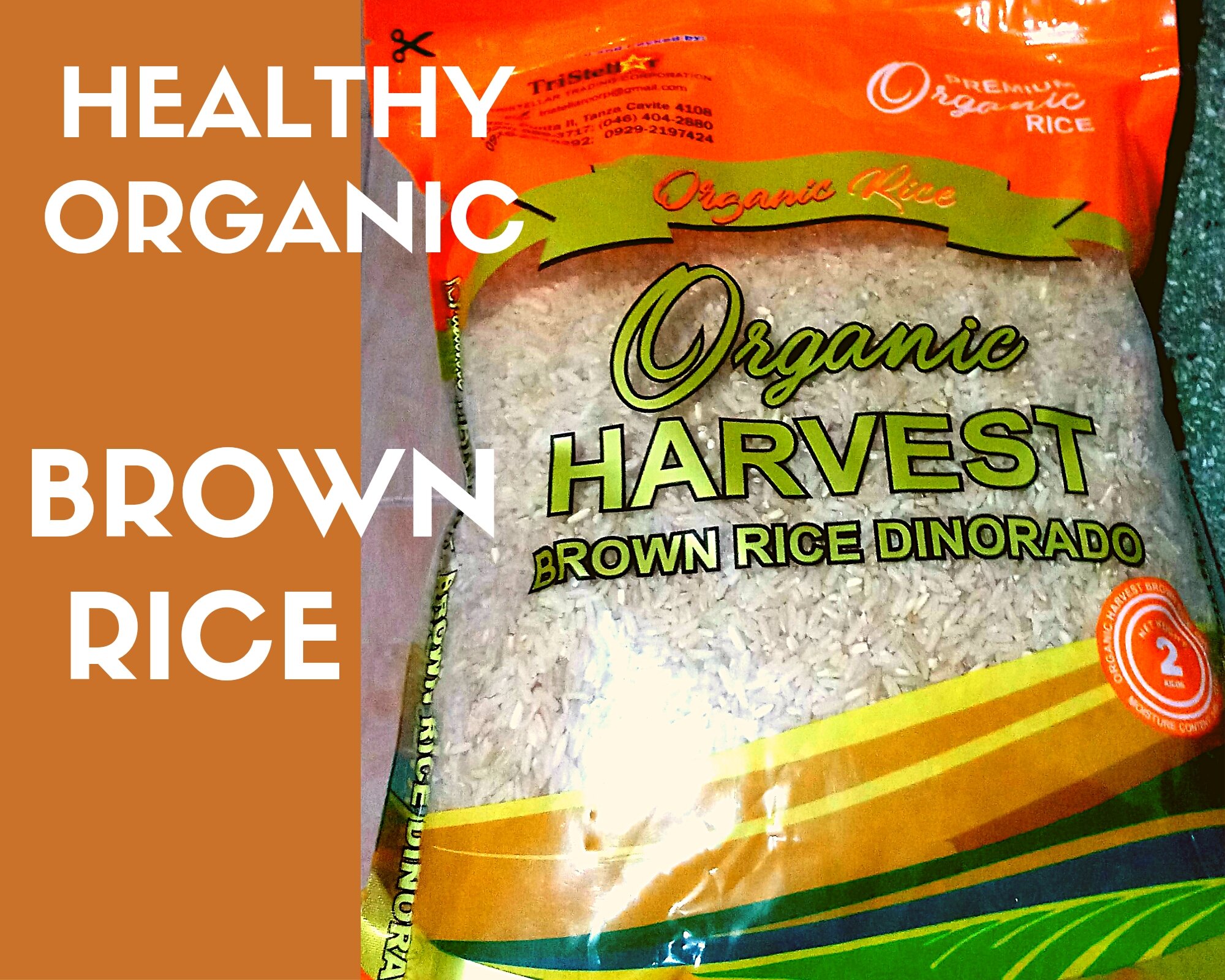 ORGANIC HARVEST BROWN RICE 1KG REPACKED