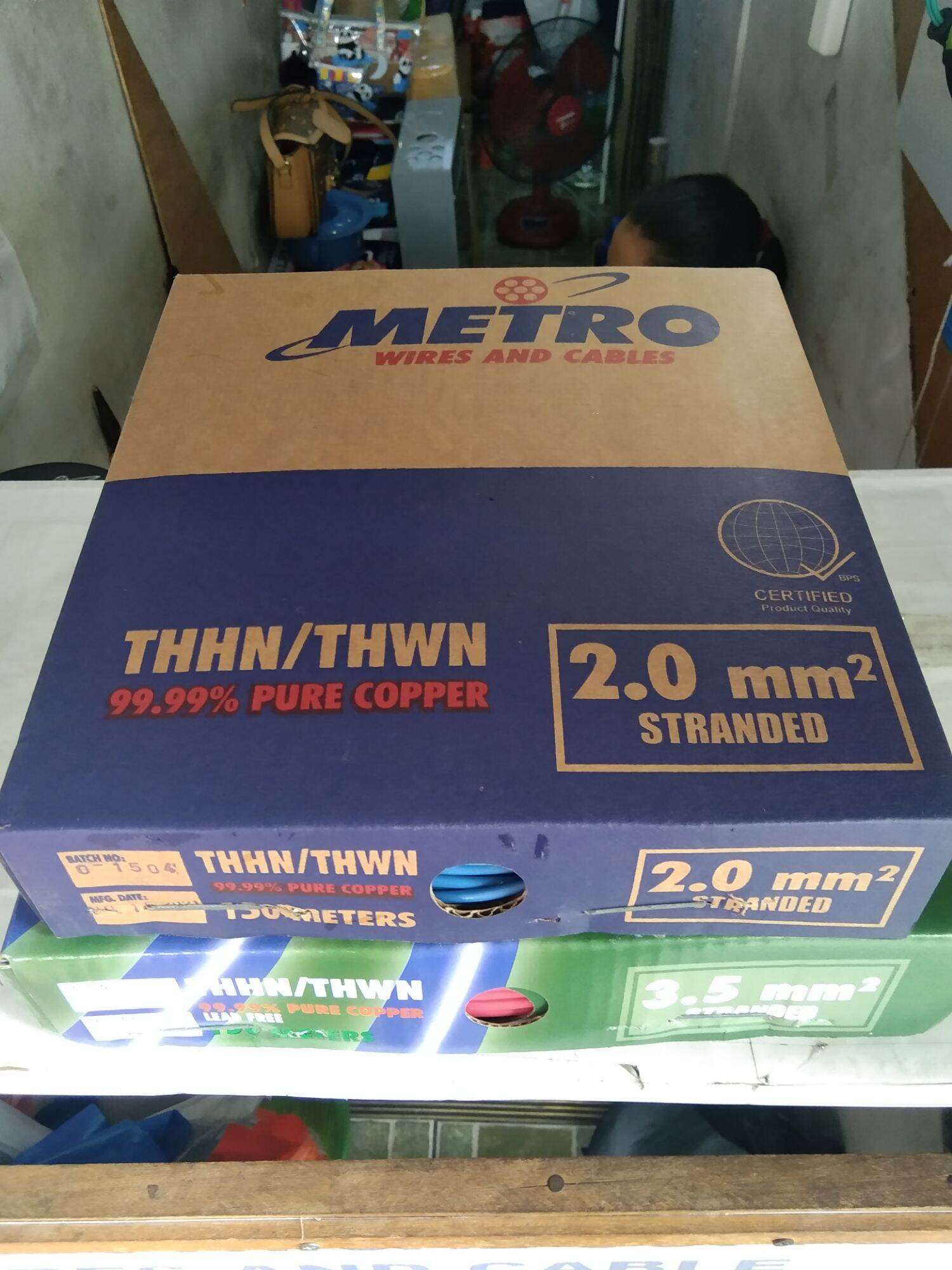 METRO THHN THWN-2 STRANDED WIRES. 150MTRS PER BOX. | Lazada PH