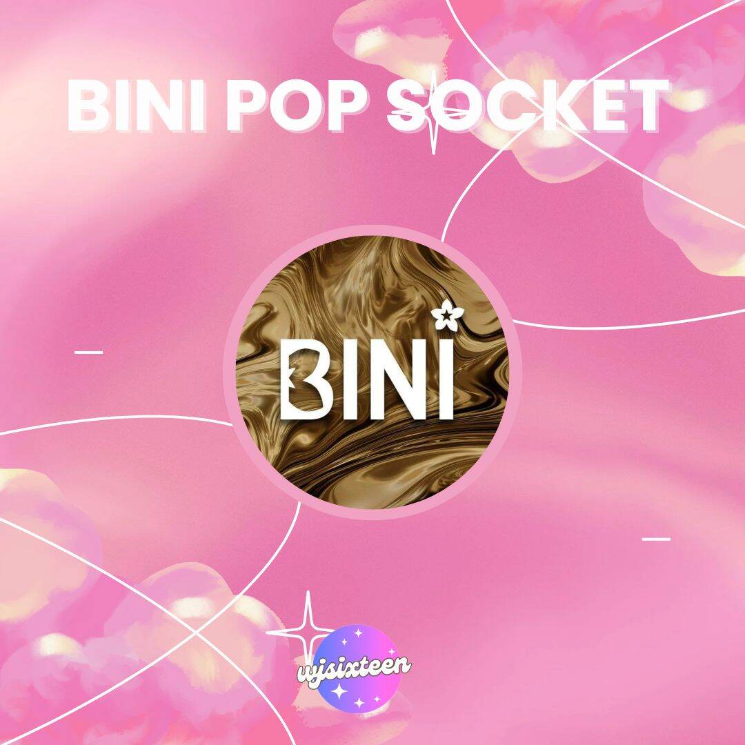 BINI Logo Pop Socket Phone Grip Customized