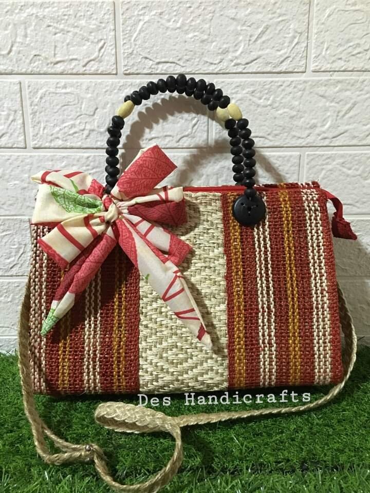 Belinda bag w/ sling [abaca native handbag] | Lazada PH